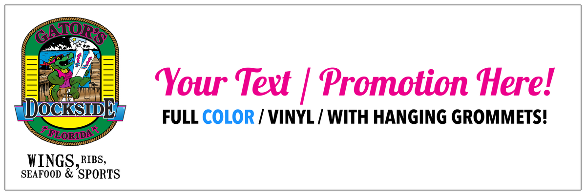 Special Event Banner – Gator's Dockside Print